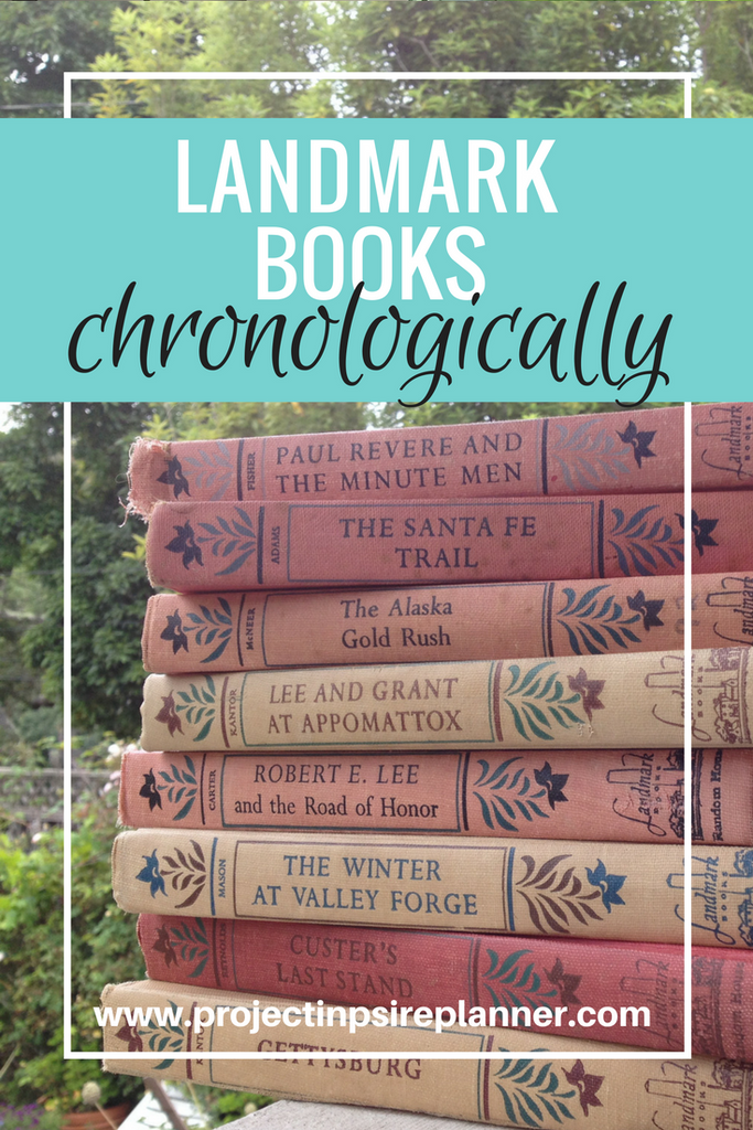 Landmark Books Chronologically – Project Inspire